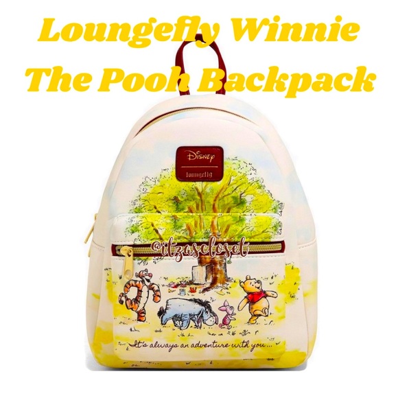 Loungefly | Bags | Loungefly Disney Winnie The Pooh Sketch Mini ...